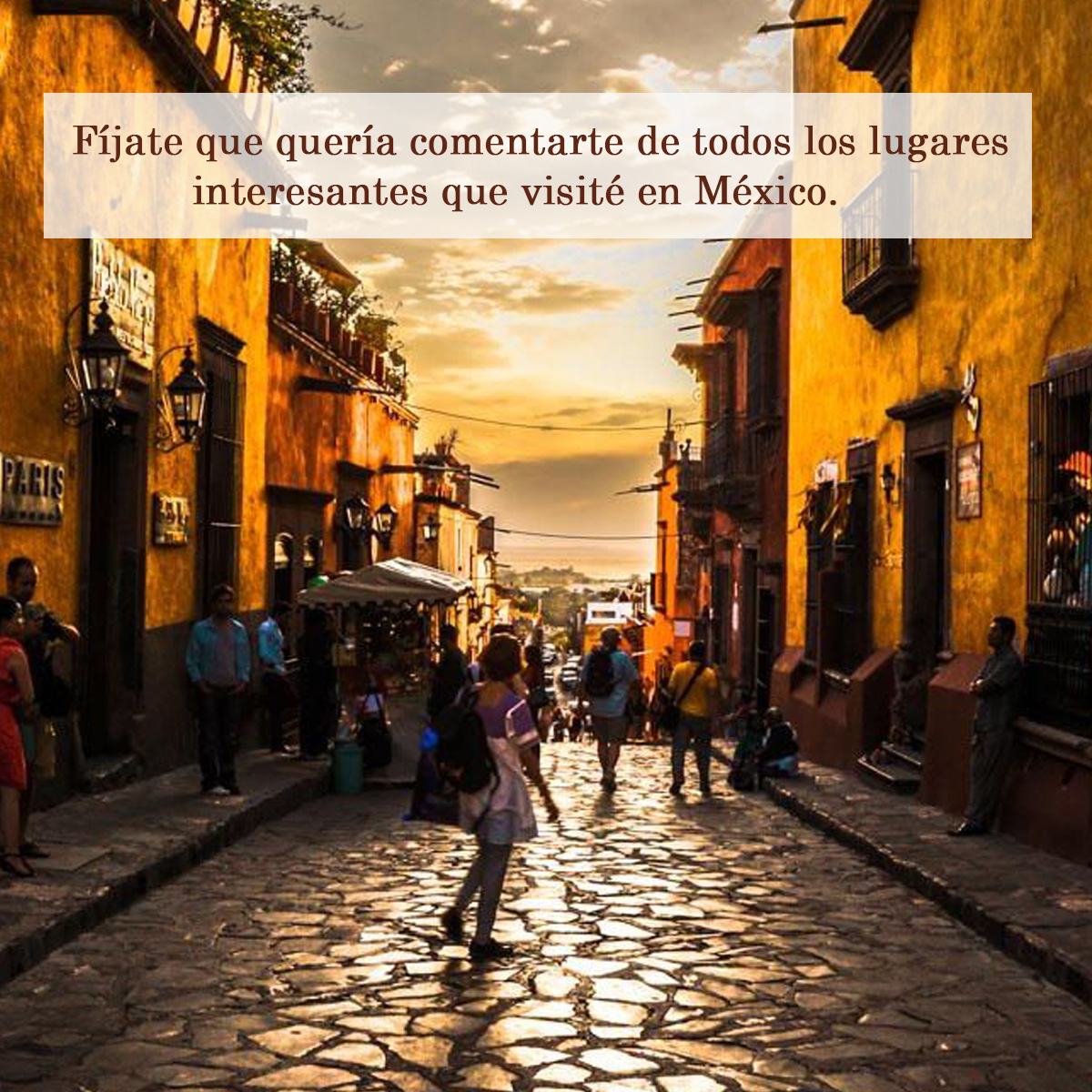 Examples using fíjate que and fíjese que - Doorway to Mexico